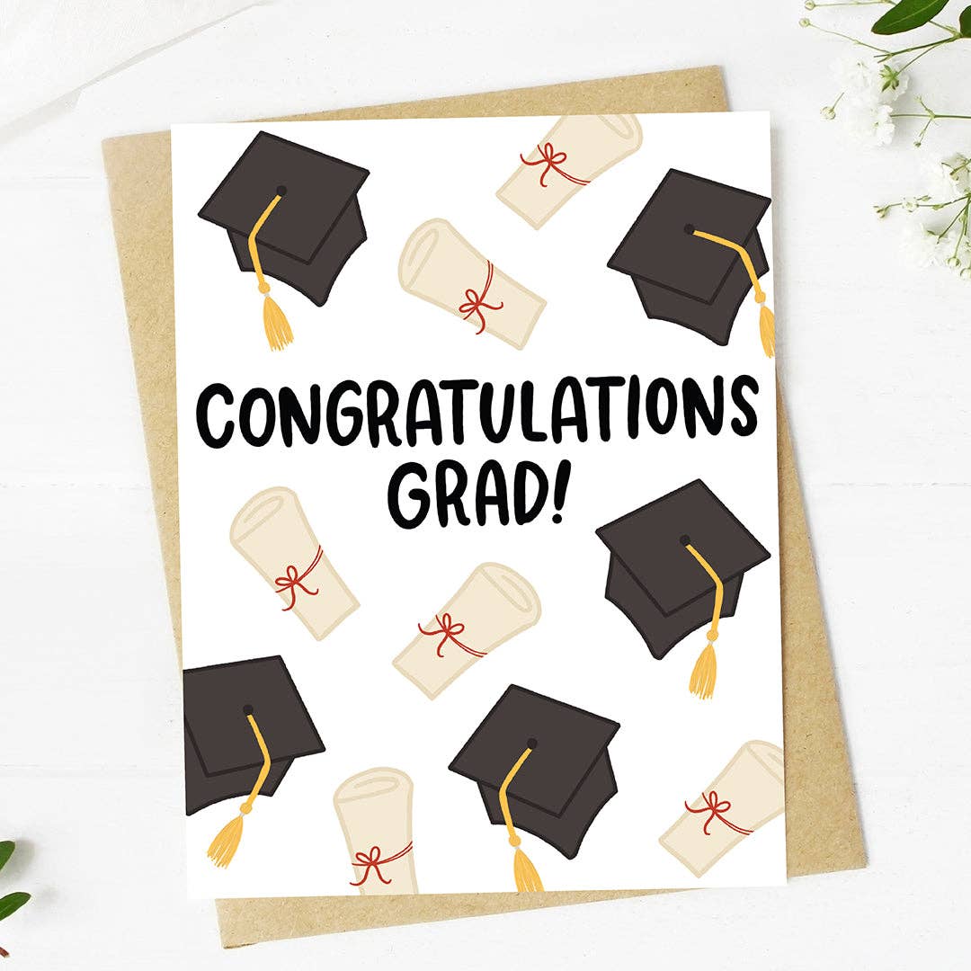 Congratulations Grad Cap Card – Party Animal